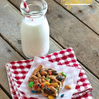 Snack Mix Squares | Serving Up Southern