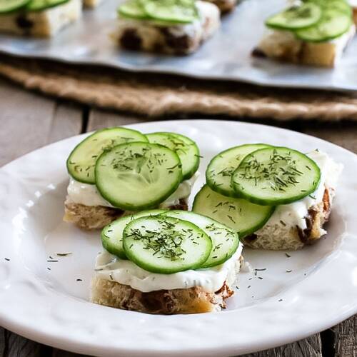 Cucumber Tea Sandwiches | Serving Up Southern